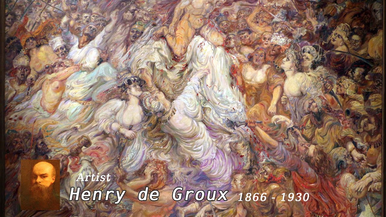 Artist Henry de Groux (1866 - 1930) Belgian Symbolist Painter, Sculptor ...