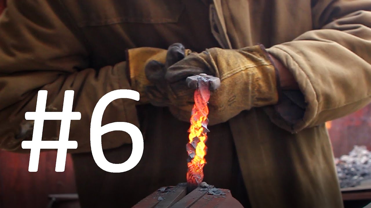 How I learned blacksmithing #6 (Fighting with damascus) - YouTube