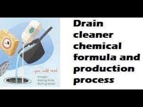 Drain Cleaner Production | Caustic Drain Cleaner | Surfactants | Sodium ...