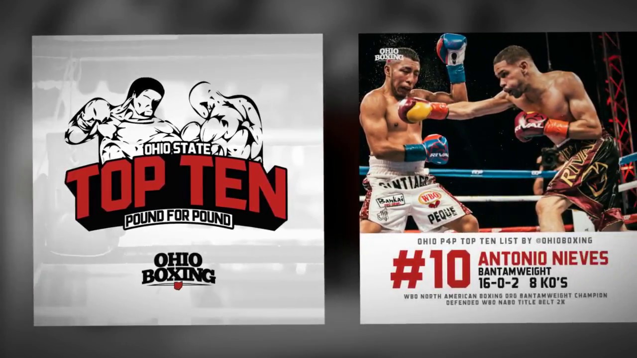 2016 Ohio Boxing P4P Top Ten - YouTube