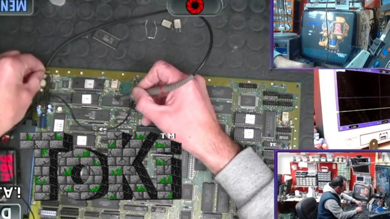 Toki Tad pcb jamma repair - YouTube