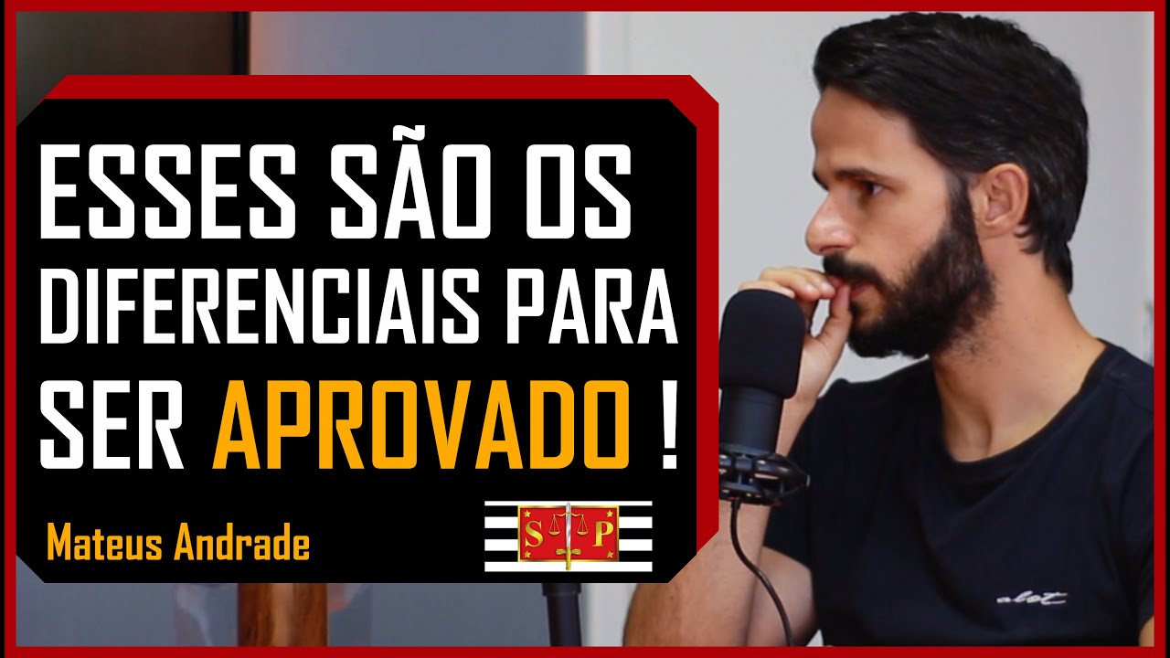 Mateus Andrade dá 2 Dicas para ser Aprovado no TJSP 2021 [#05 Concurso ...