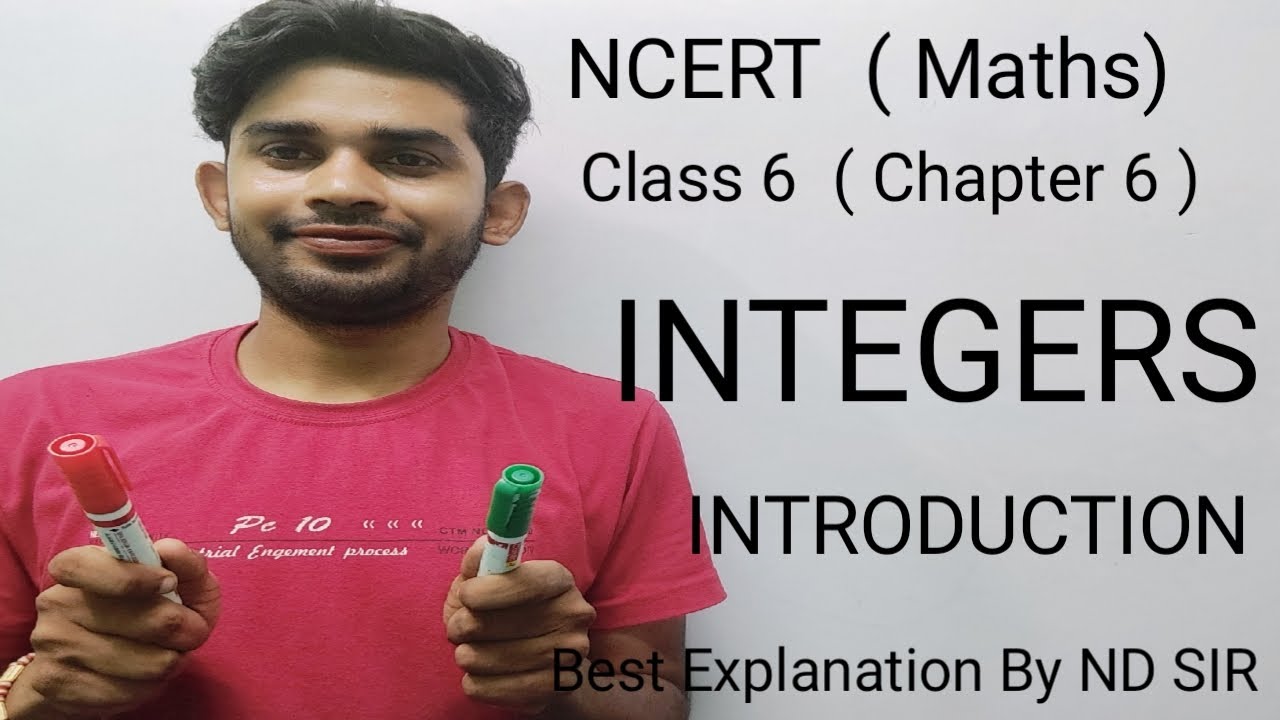 Introduction - Integers - Chapter - 6 - NCERT Maths Class 6 - YouTube