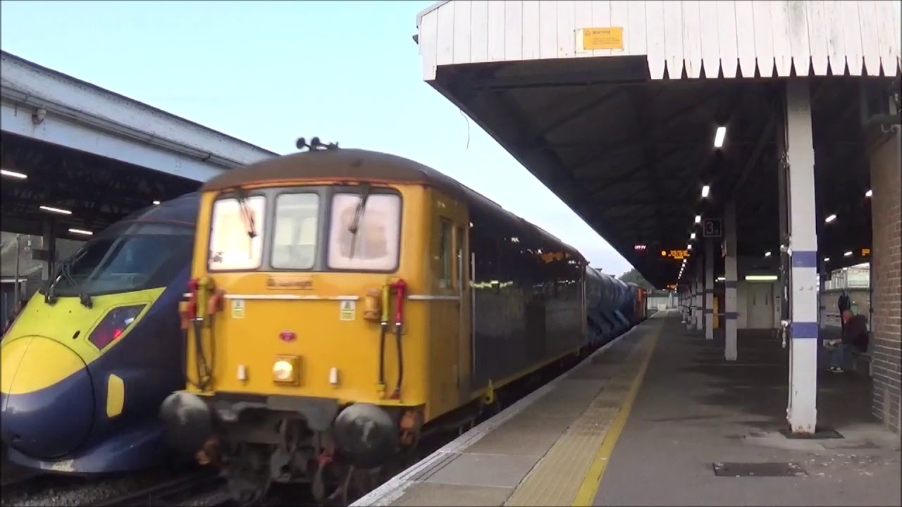 Rhtt GB rail freight class 73109/73136 - YouTube