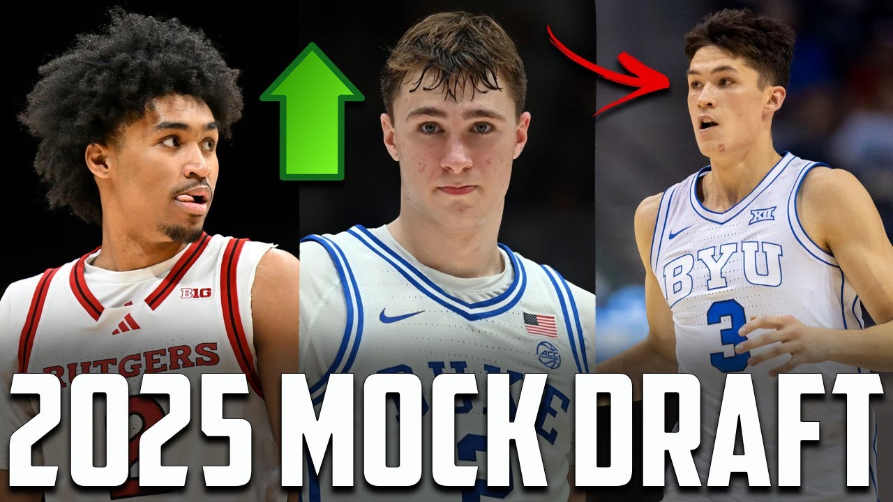OFFICIAL 2025 NBA Mock Draft 2.0: HUGE Change At The Top... - YouTube