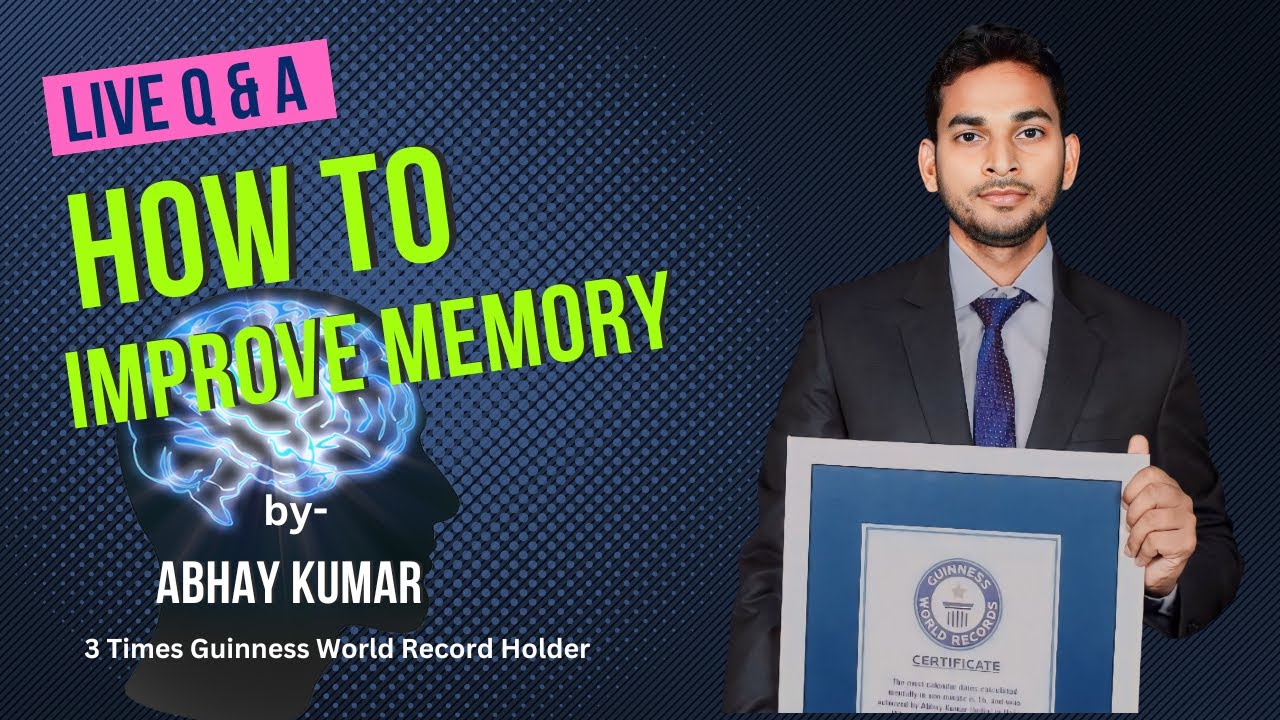 Memory Masterclass Live Q&A by Abhay Kumar - YouTube