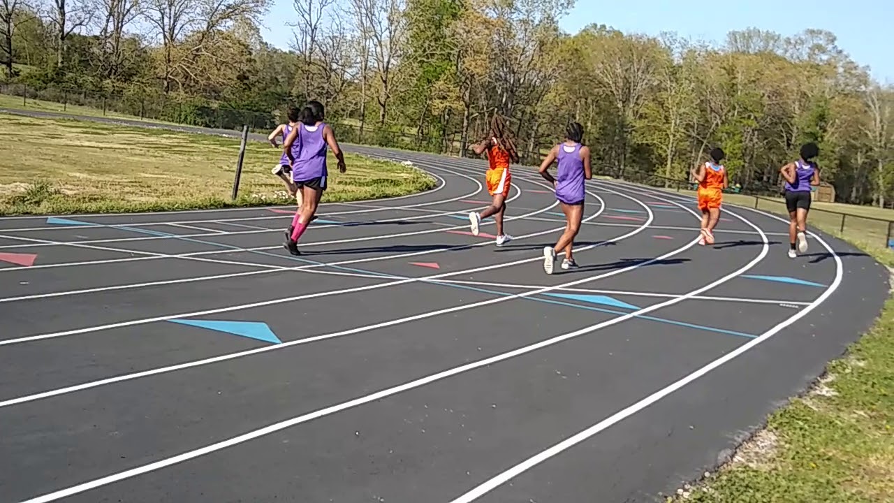 Princess 2nd 8th grade track meet ER Middle school track Running 100m ...