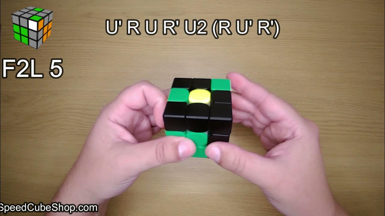 F2L Algorithms, FR Slot - F2L 5 - YouTube