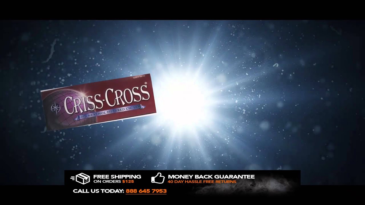 Criss Cross Filtered Cigars - YouTube