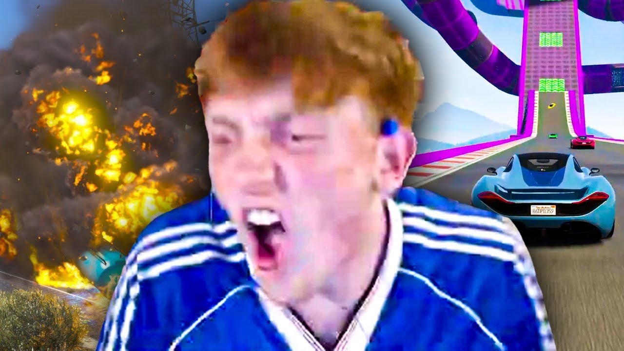 Angryginge13 rage compilation gta 5 - YouTube