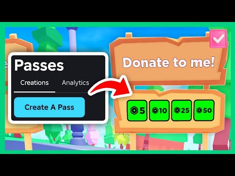 Mobil PLS DONATE Roblox 2025 (IOS,ANDRIOD) için Gamepass Nasıl Yapılır (Basit Sürüm)