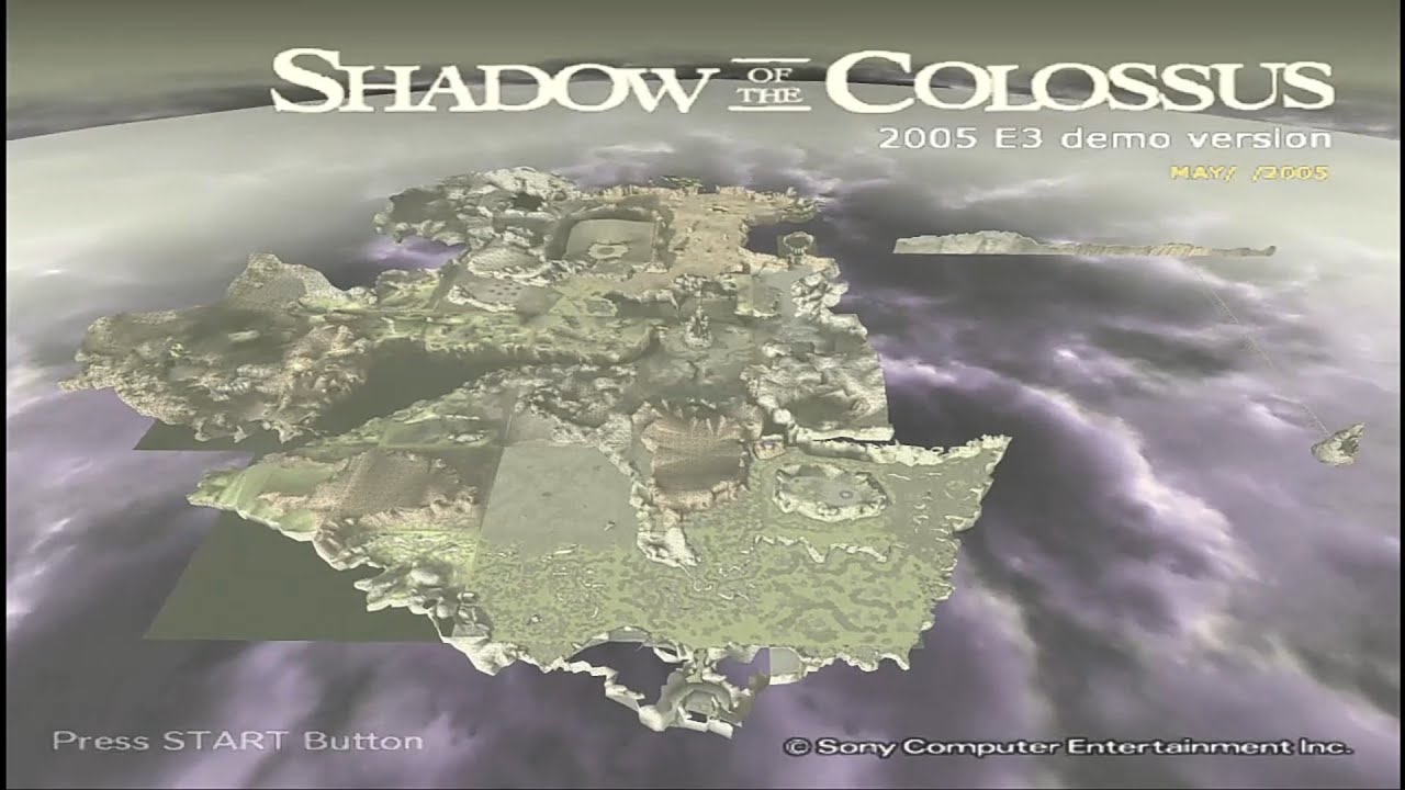 Shadow of the Colossus (E3 Demo) - Exploring & Mapping Slow Map - YouTube