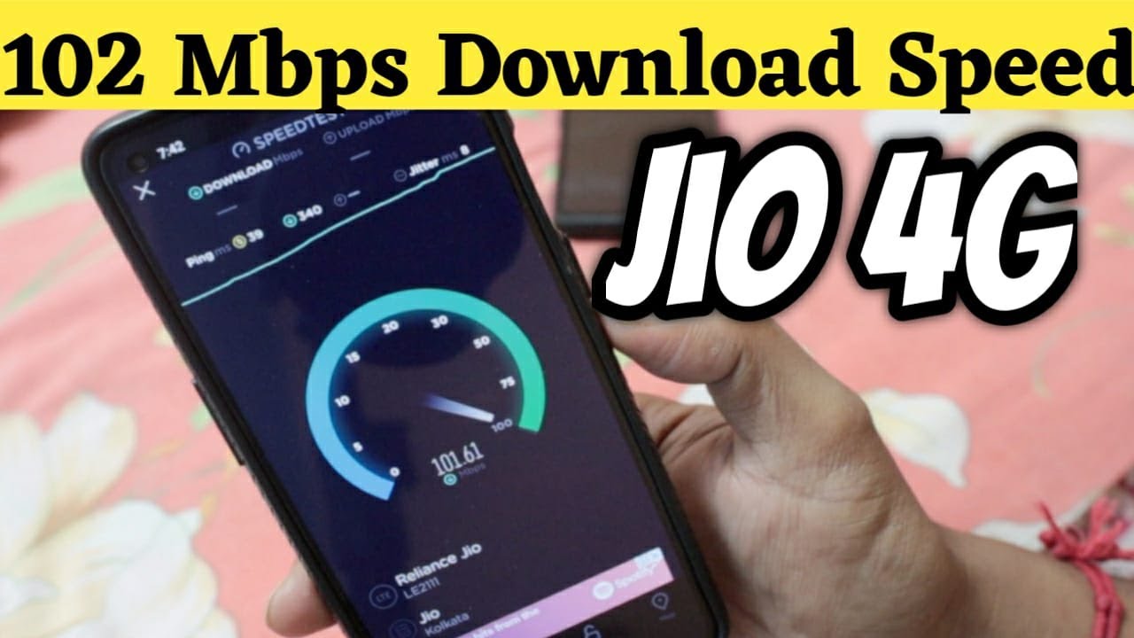 Live Speed Test Jio Airtel VI | Jio Gives 102 Mbps Download Speed But ...