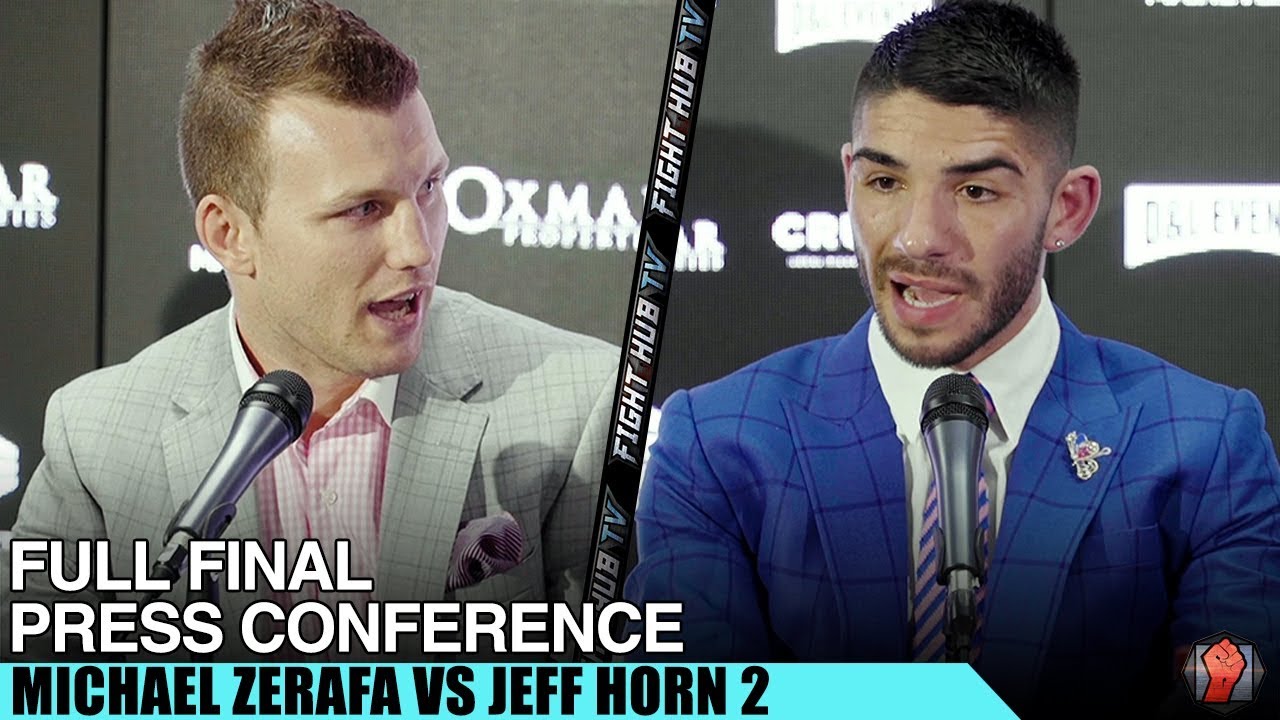 JEFF HORN VS MICHAEL ZERAFA 2 - FULL FINAL PRESS CONFERENCE VIDEO - YouTube