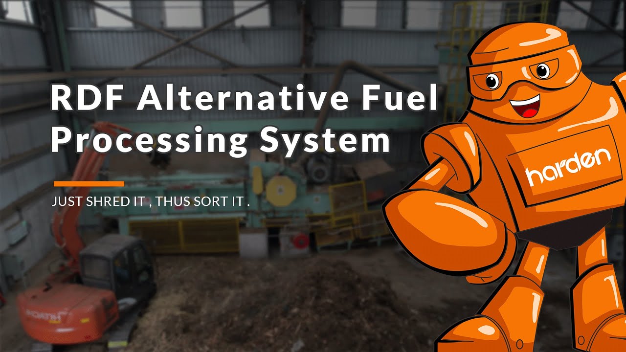 RDF Alternative Fuel Processing System - YouTube