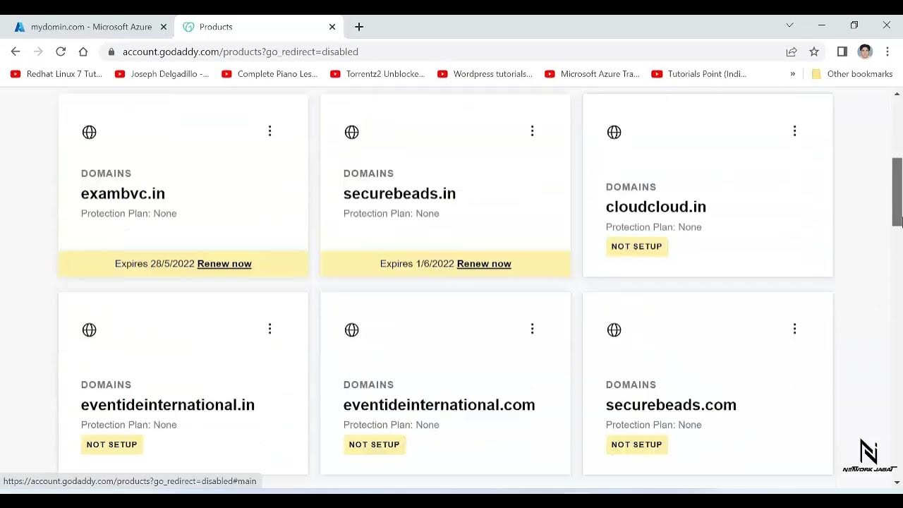Azure Custom Domain - AZ104 - YouTube