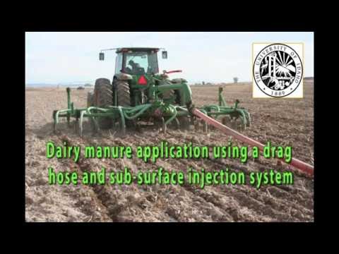 Dairy Manure Application - YouTube