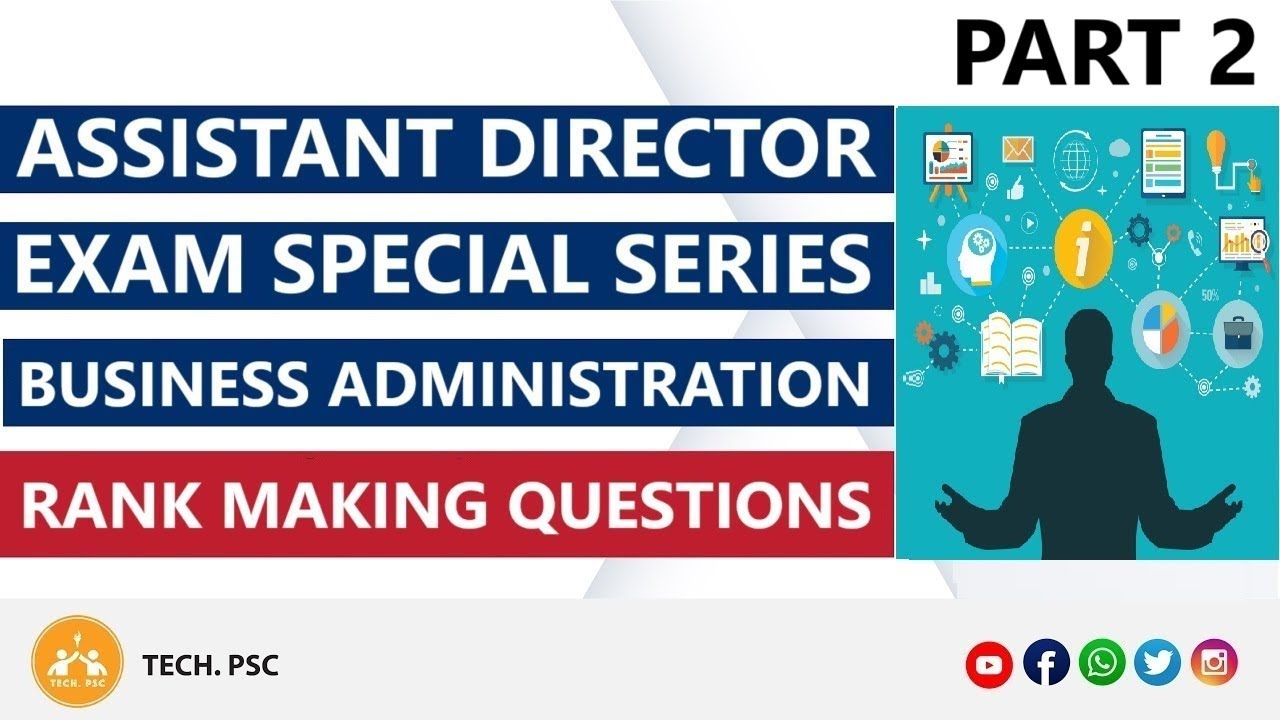 Assistant Director | Exam Special | Final revision Series | Business ...