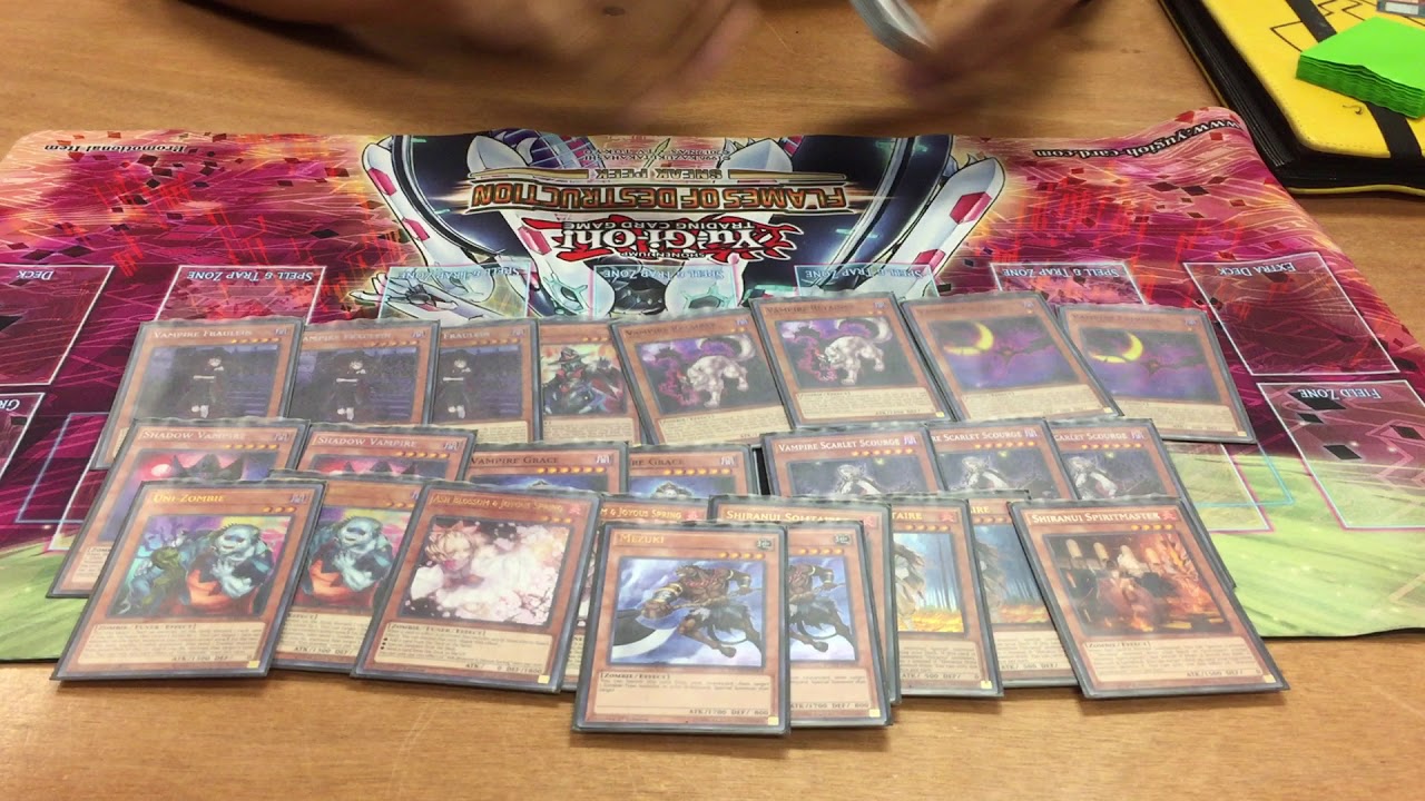 Yugioh COMPETITIVE VAMPIRE Deck Profile **IN DEPTH** July 2018 (ft ...