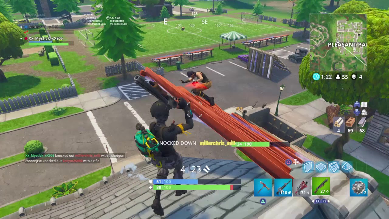 Fortnite insane impulse kill - YouTube