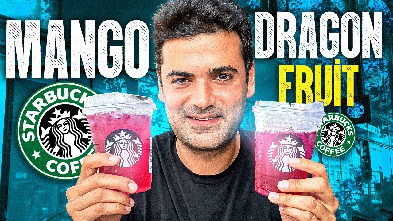 STARBUCKS MANGO DRAGON FRUİT TARİFİ!!! BAKALIM DEĞECEK Mİ SERİSİ 3!!! - YouTube