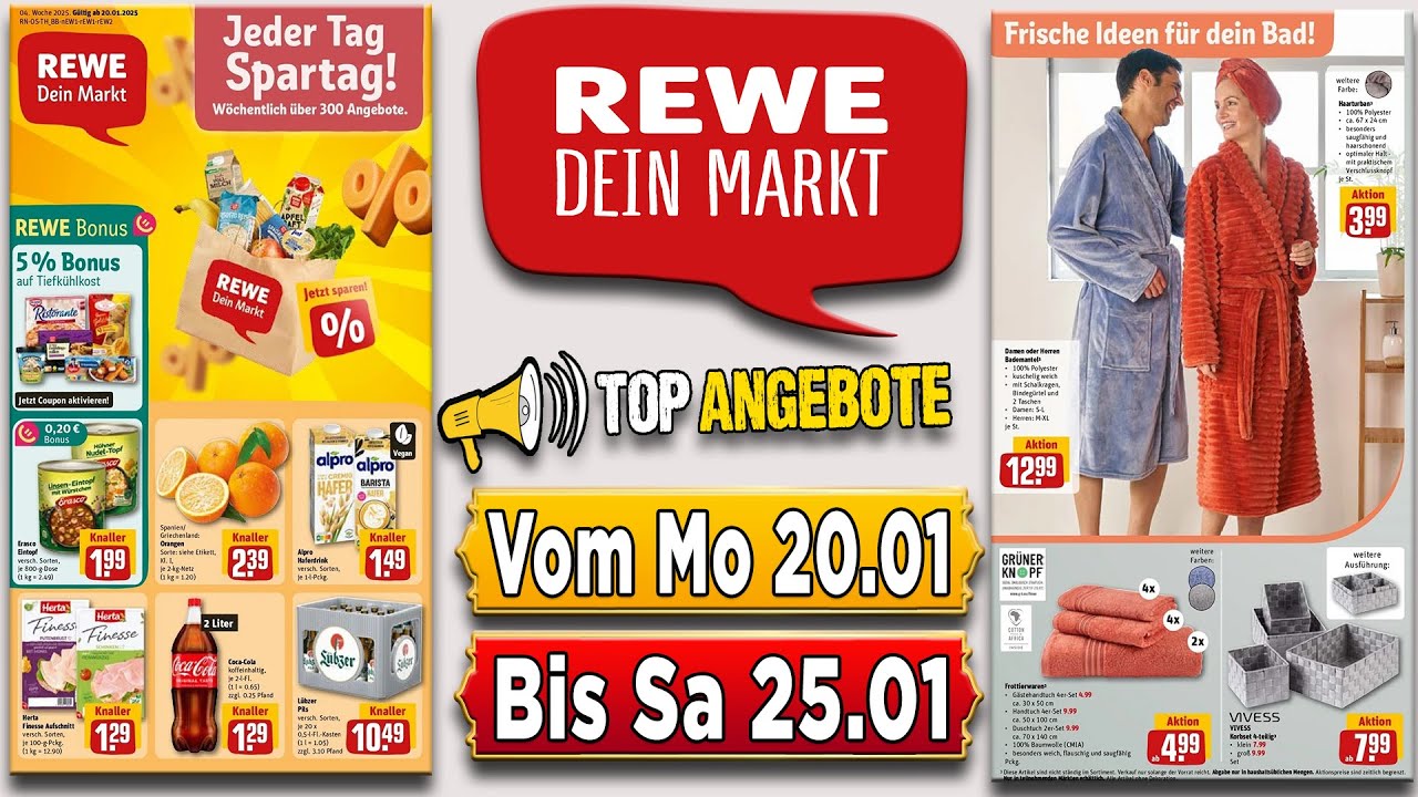 REWE Prospekt | Werbung Gültig von 20.01.2025 | Supermarkt Angebote der ...