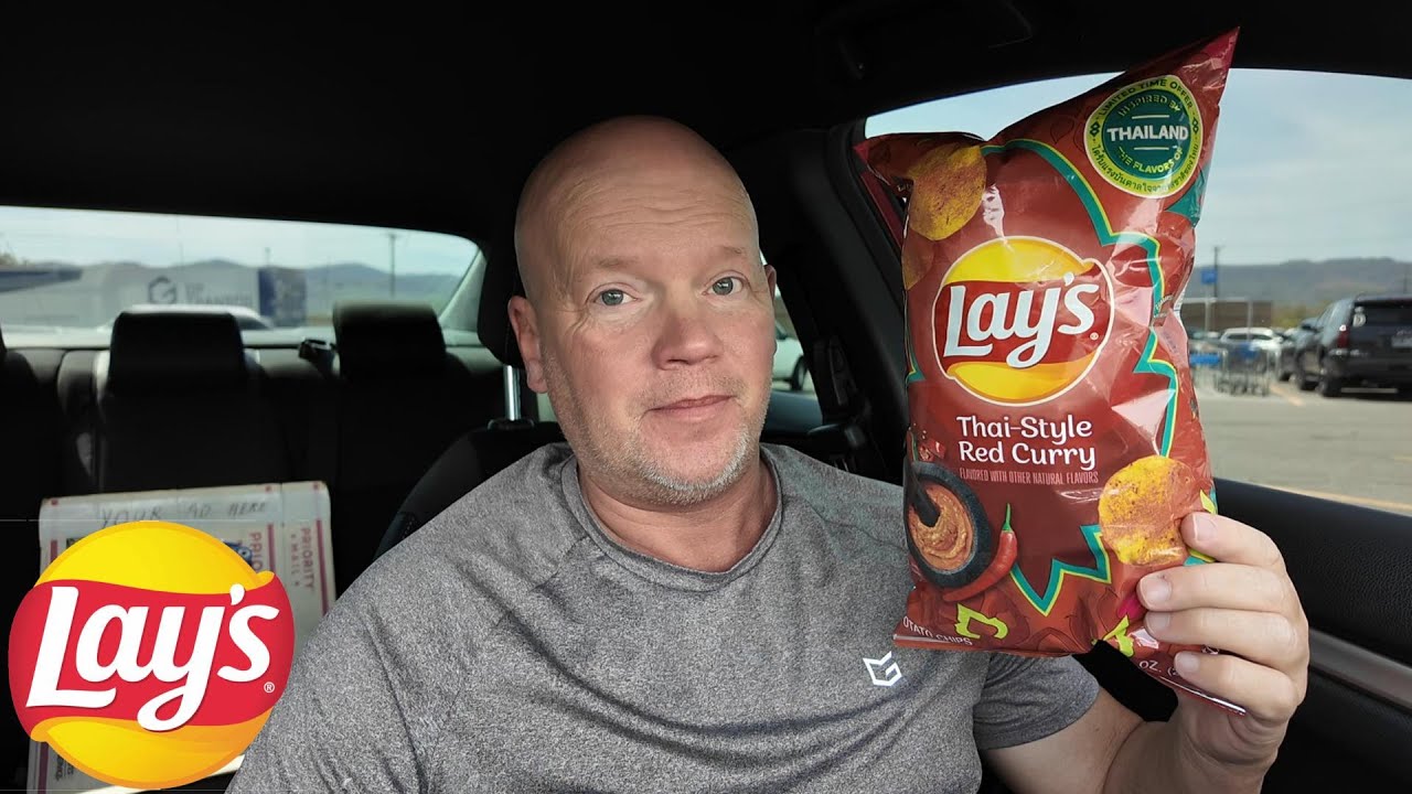 Lay's Thai-Style Red Curry Chips Review - YouTube
