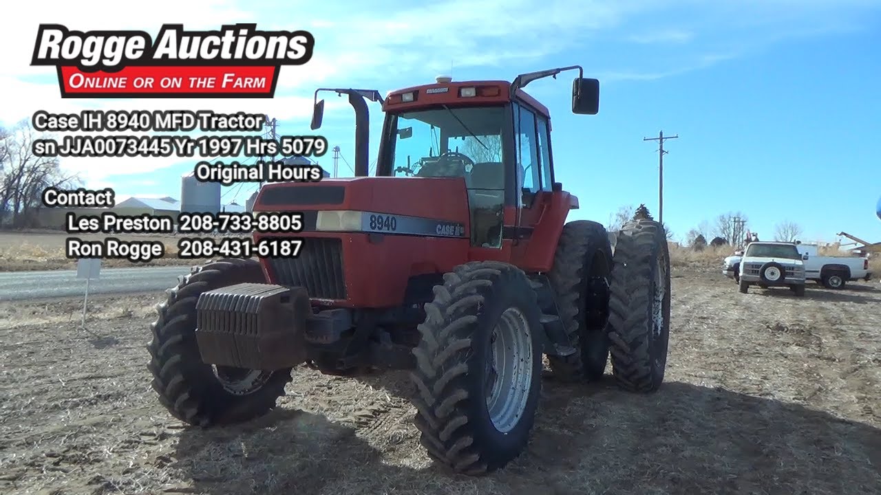 Case IH 8940 MFD Tractor JJA0073445 Video 2 - YouTube