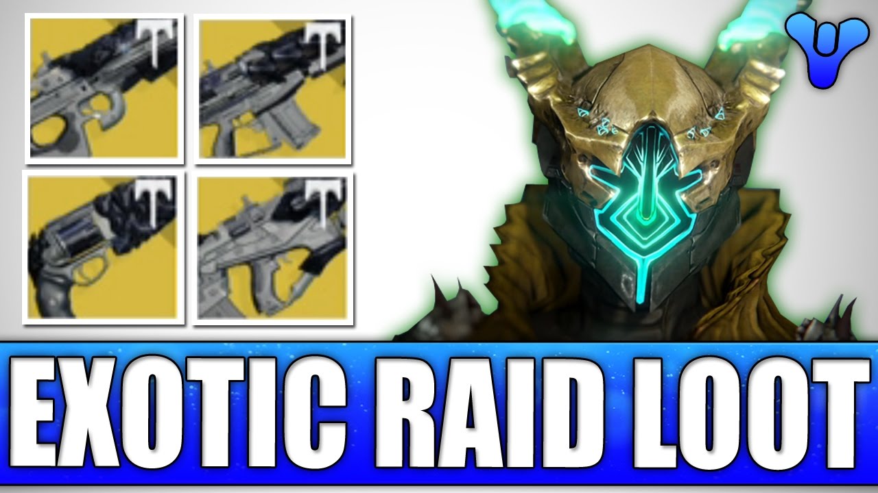 ALL EXOTICS!! Amazing Crota's End Raid Loot Rewards x3 Inc Challenge ...