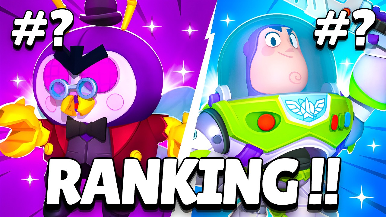 Ranking Every Brawler From Worst To Best! (Season 33) - YouTube