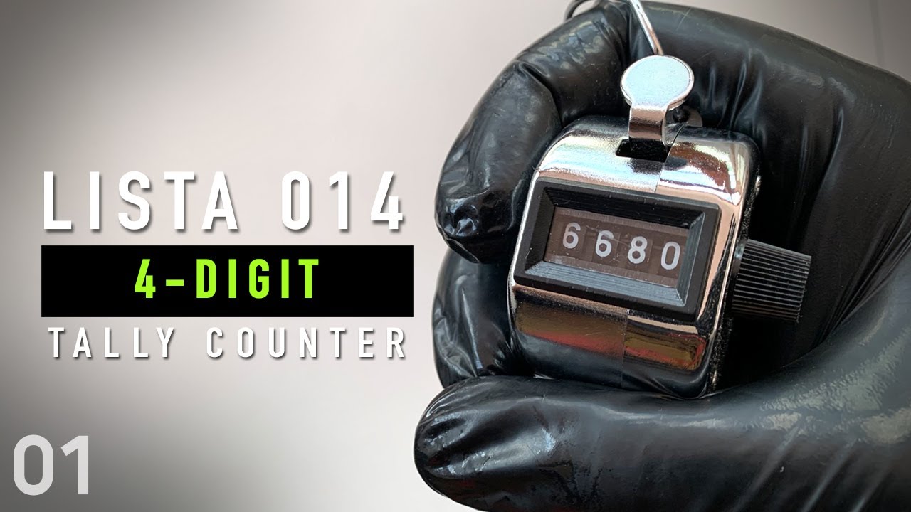 LISTA Tally Counter | ASMR Unboxing | User Manual | Ratings | Review ...