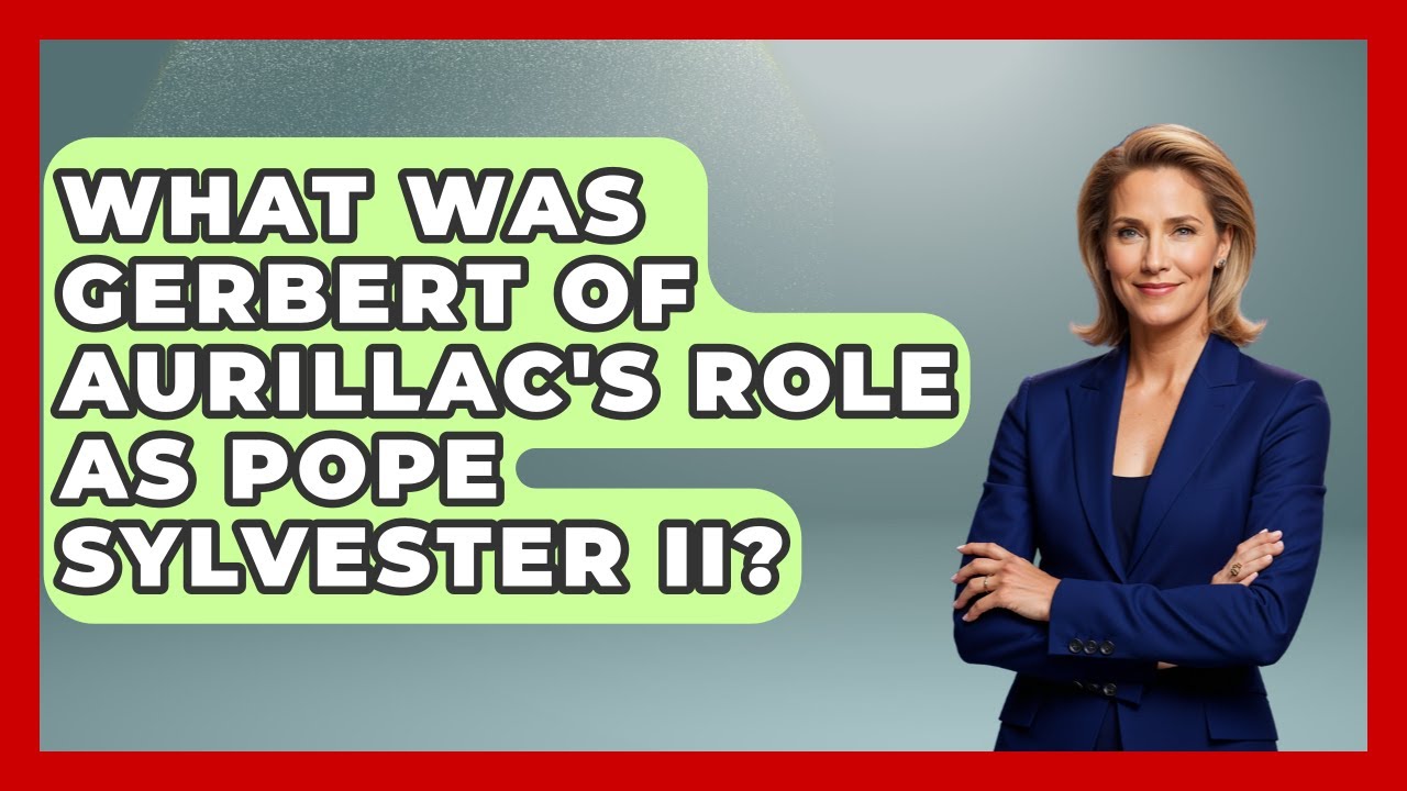 What Was Gerbert Of Aurillac's Role As Pope Sylvester II? - Europe ...