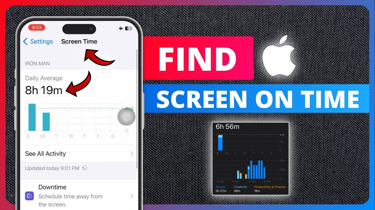 How To Check Screen Time On iPhone - YouTube