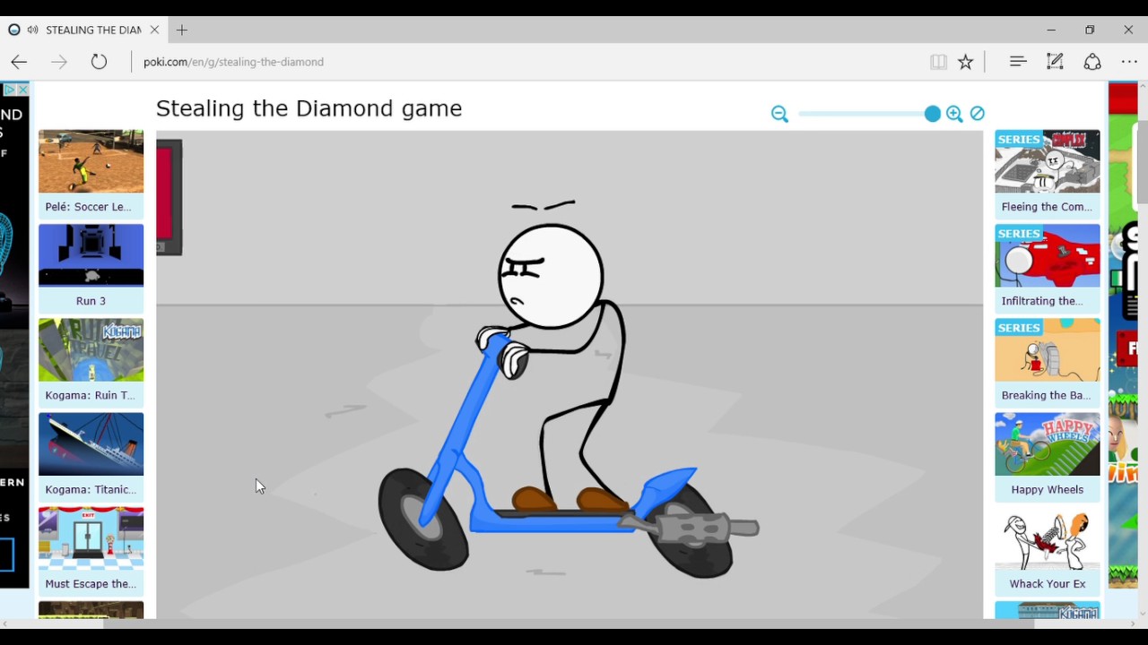 First Stickman Game - YouTube