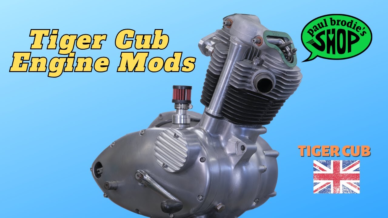Tiger Cub ENGINE MODS - trying to find the oil leak // paul brodie's ...