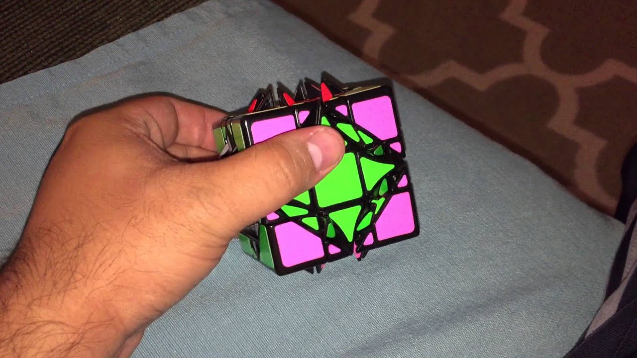 3x3x3 Dreidel puzzle, 3 cycle With inverted pieces - YouTube