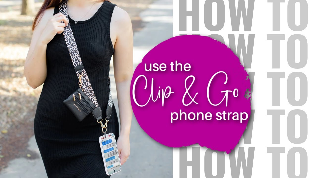 How to Use The Clip & Go Phone Holder - YouTube