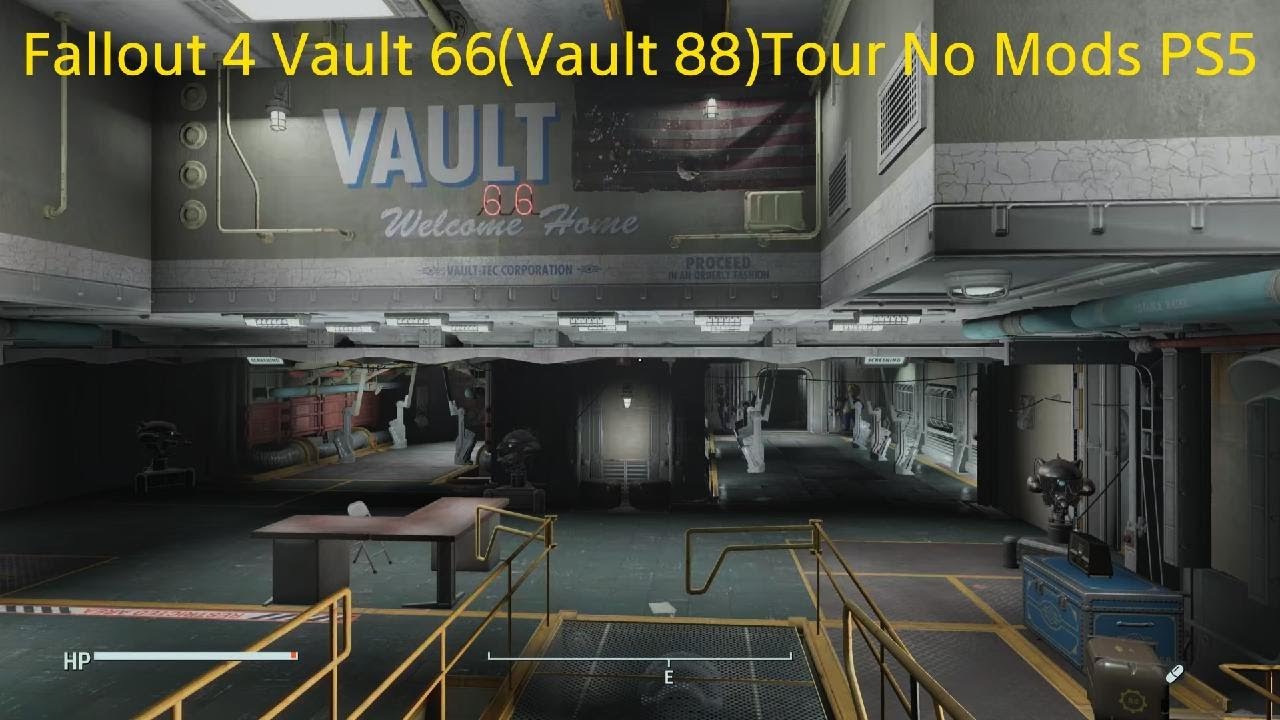 Fallout 4 Vault 66 (Vault 88) Tour No Mods PS5 - YouTube