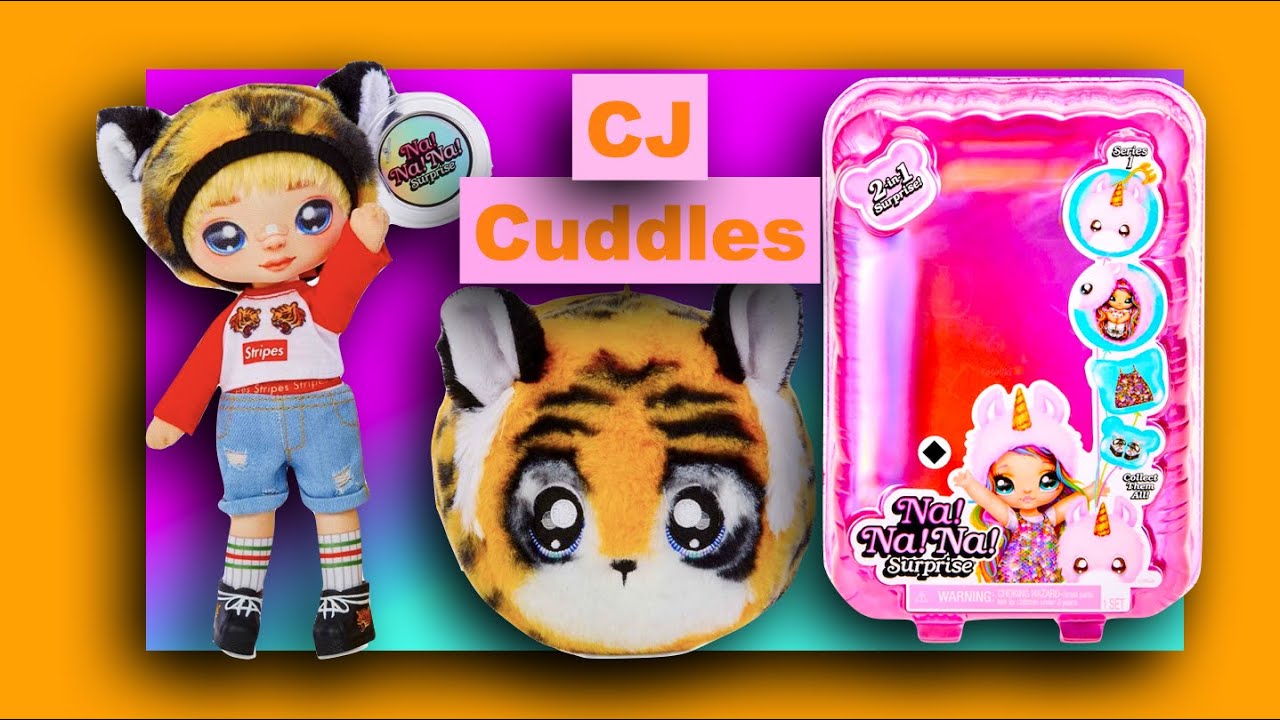 CJ Cuddles doll, Na Na Na Surprise, unboxing - YouTube