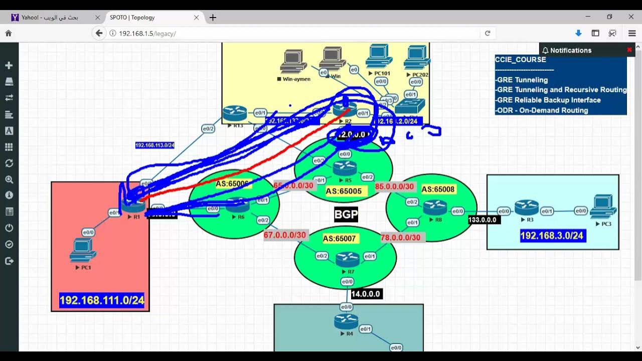 01-IP Routing :: part 11 - GRE Tunneling and Recursive Routing - YouTube
