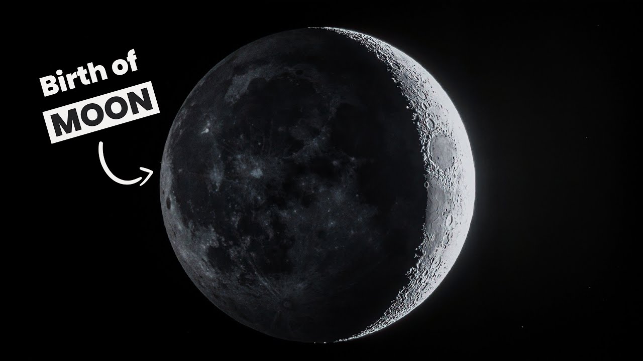 How The Moon Was Born? #spaceexploration #moon #birth #space #science ...
