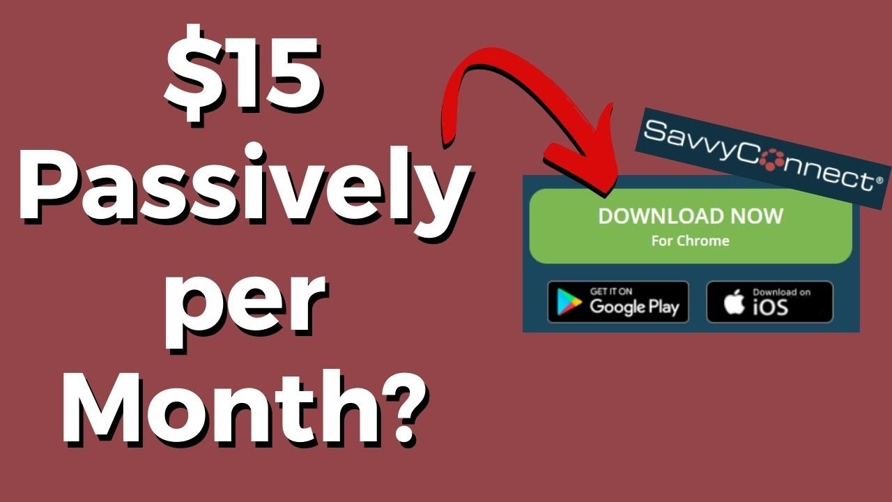 SavvyConnect Review – Really Passive Earnings? (NOT for All) - YouTube