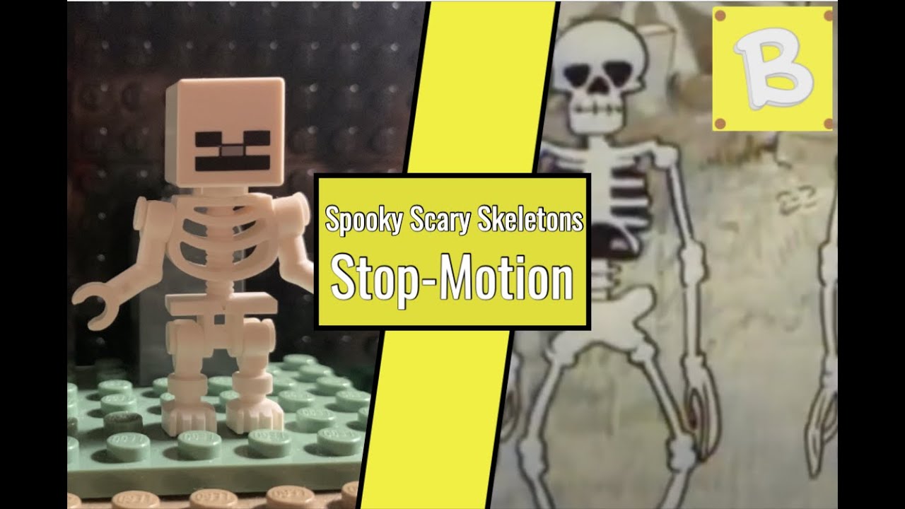 Halloween Special Spooky Scary Skeletons Lego Stop-Motion! - YouTube