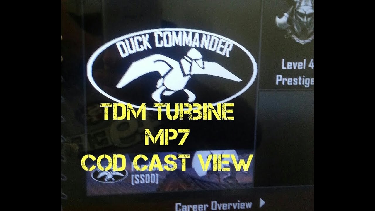 Duck Commander Emblem Black Ops 2 TDM Turbine Duck Dynasty - YouTube