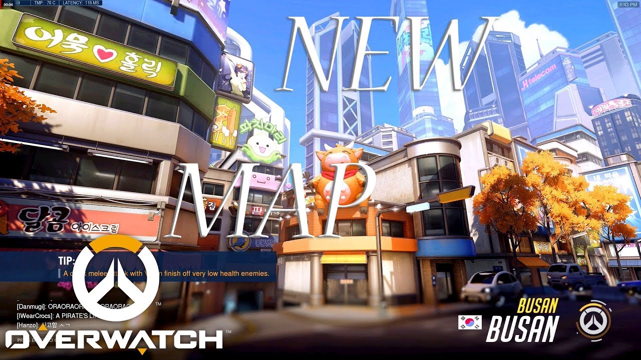 OVERWATCH NEW MAP BUSAN - First Look - YouTube
