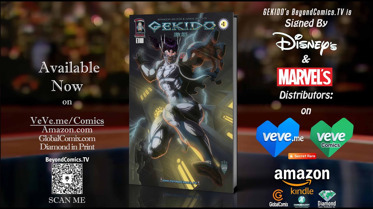 VeVe Comics Gekido Comic Book Trailer Out Now by Graig Weich Beyond ...