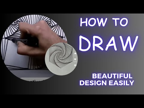 now drawing a design become easy for everyone #trending #youtubevideos ...
