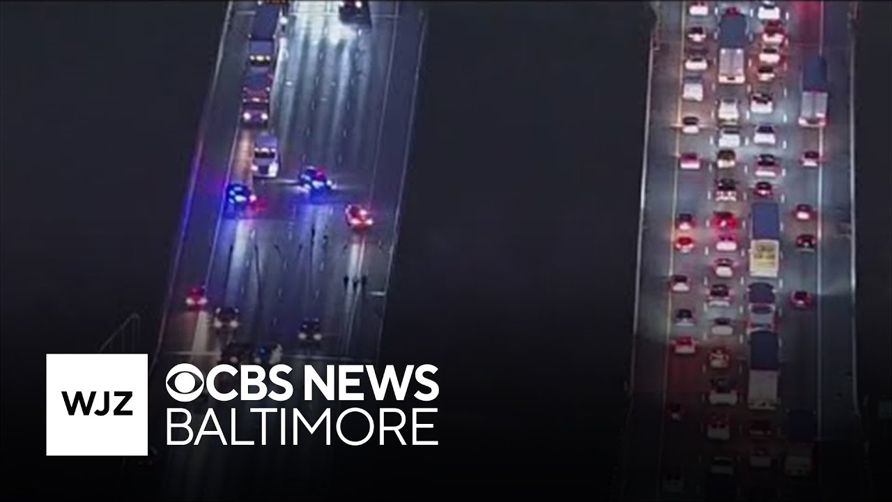 Man in shock trauma after early morning shooting on I-95 - YouTube
