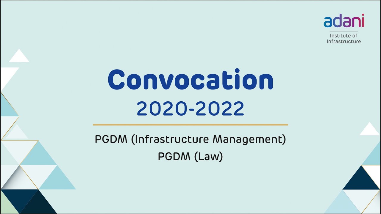 Convocation AIIM, PGDM - Batch 2020-22 - YouTube