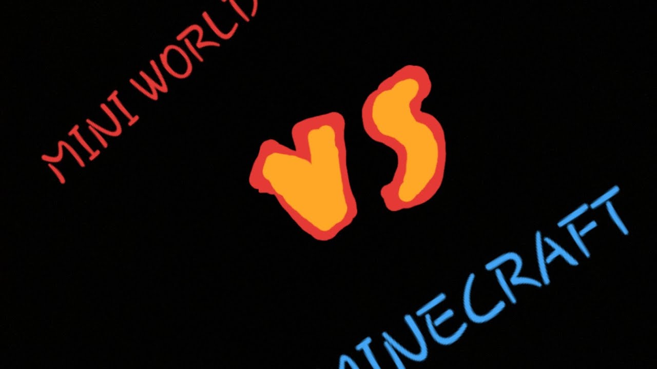 MINI WORLD VS MINECRAFT ICE SCREAM - YouTube